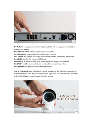 How to set up Annke 4MP PoE security system | PDF
