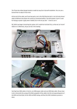 How to set up Annke 4MP PoE security system | PDF