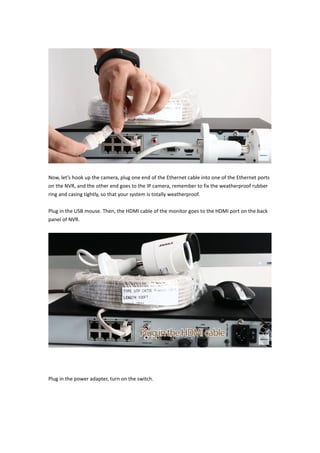 How to set up Annke 4MP PoE security system | PDF