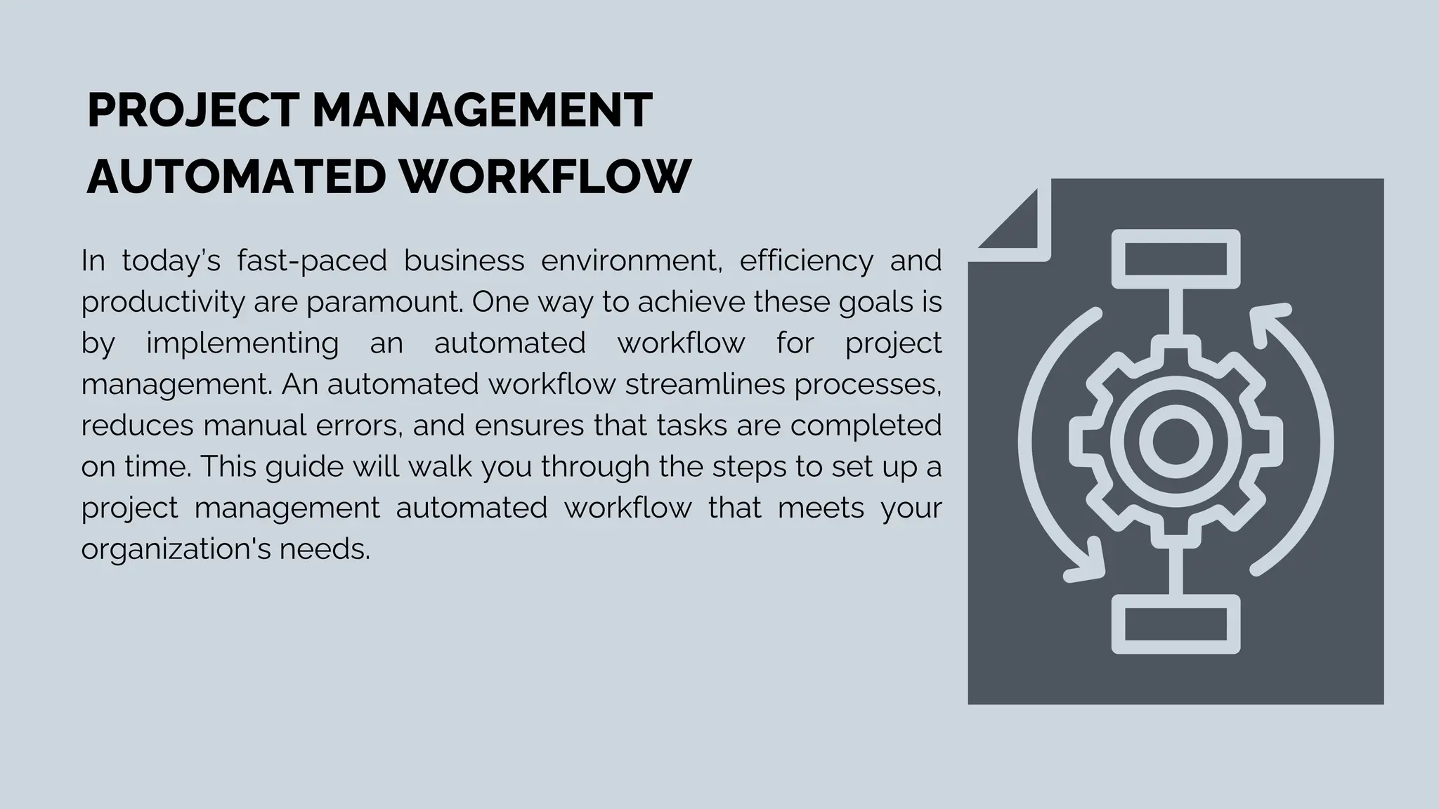 how to set up a project management automated workflow.pdf