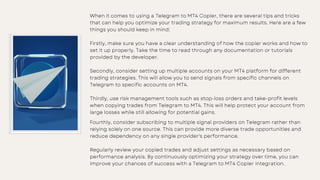 How To Set Up A Telegram To MT4 Copier In 5 Simple Steps? | PPT