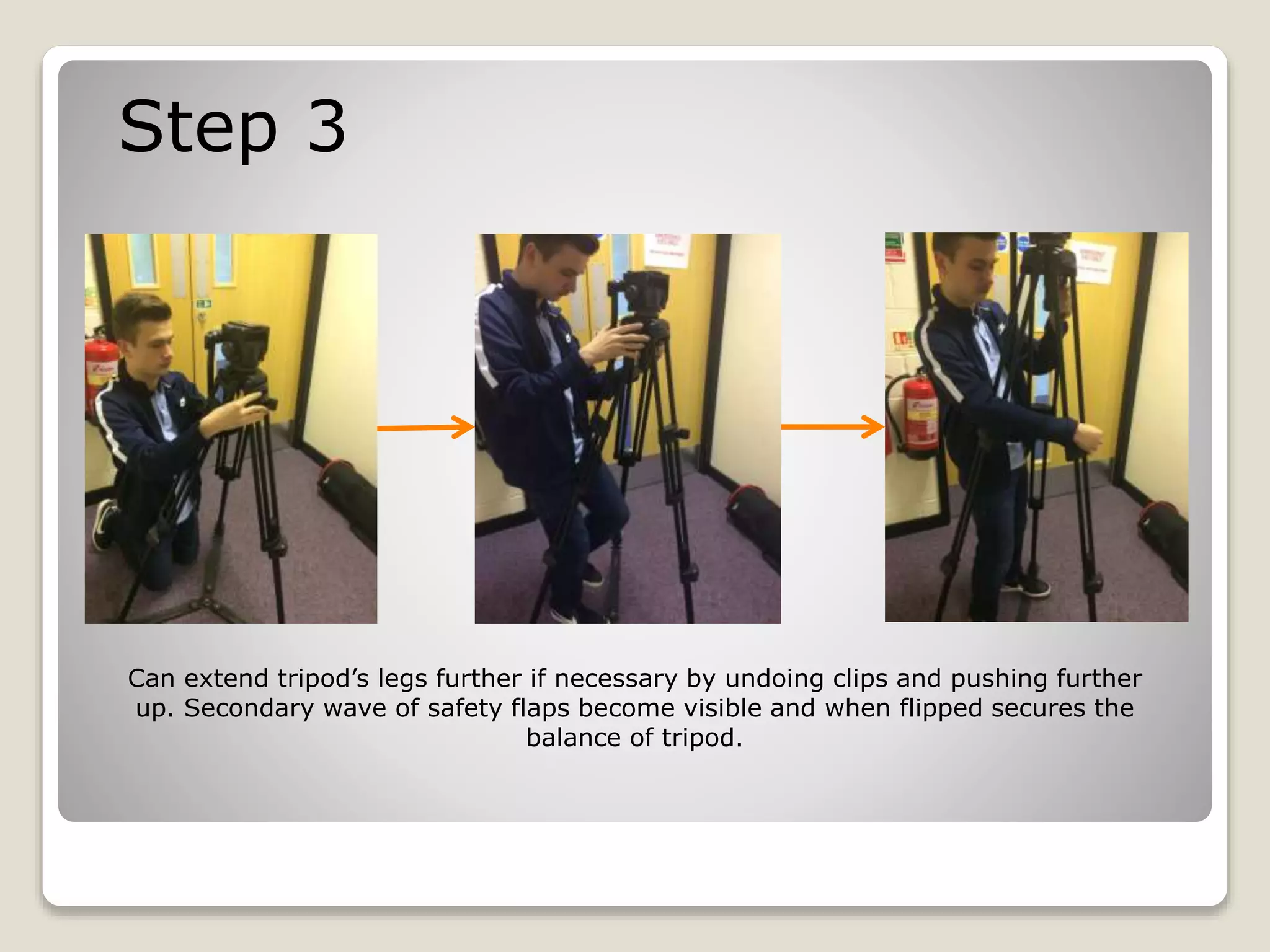 How to set up a tripod | PPTX