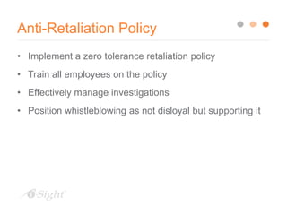 Tips for Implementing a Whistleblower Hotline | PPTX