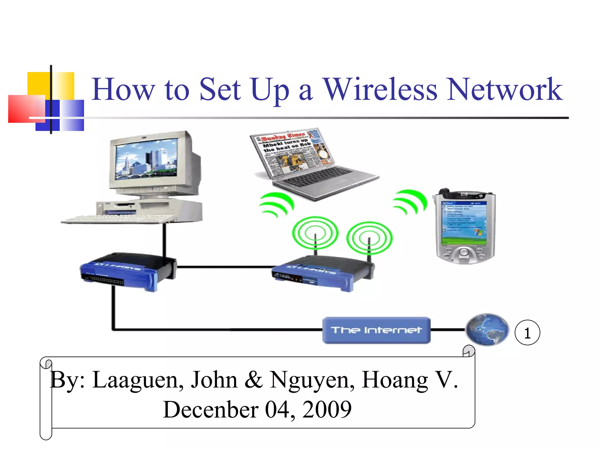 How To Set Up A Wireless Network | PPT | Computer Networking | Computing