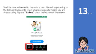 How to Setup Bitmoji | PPT