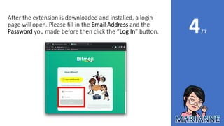 How to Setup Bitmoji | PPT