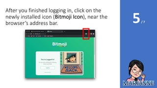 How to Setup Bitmoji | PPT
