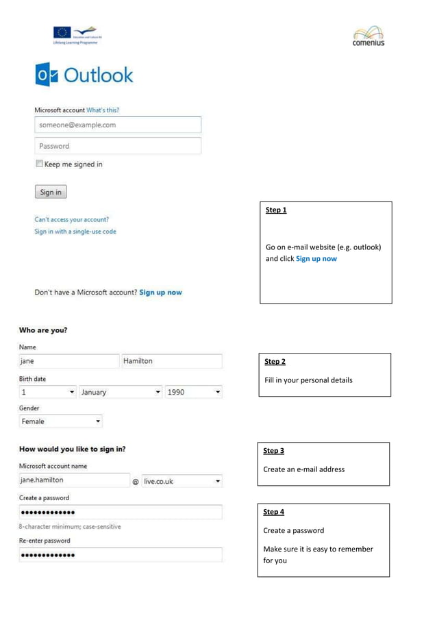 How to set up email account | DOCX