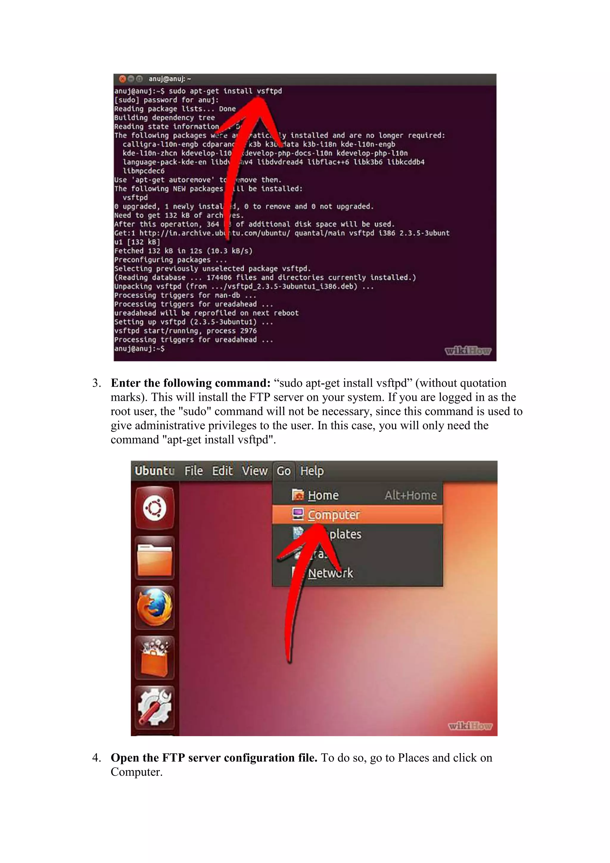 Cara Set Up FTP server di ubuntu | DOCX