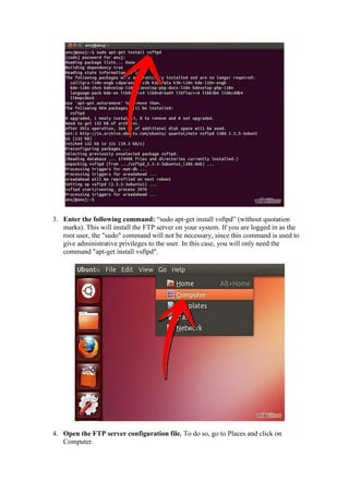 Cara Set Up FTP server di ubuntu | DOCX