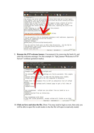 Cara Set Up FTP server di ubuntu | DOCX