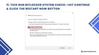 How to set up full-disk encryption with BitLocker on Windows | PDF