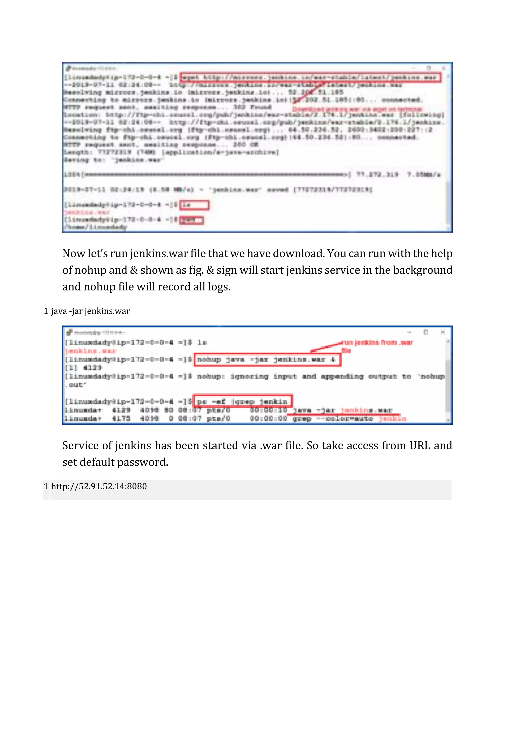 How to setup jenkins | PDF