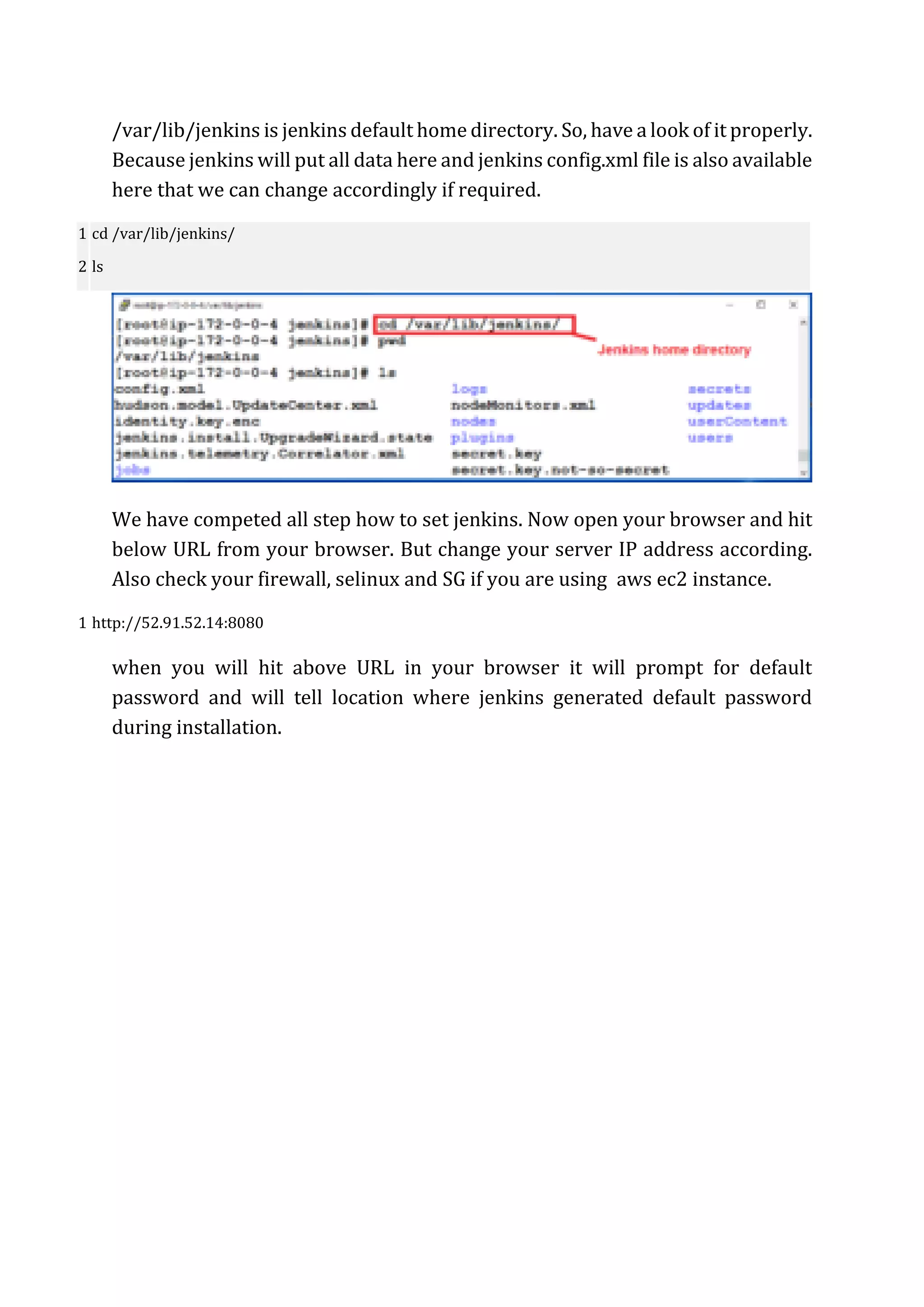 How to setup jenkins | PDF