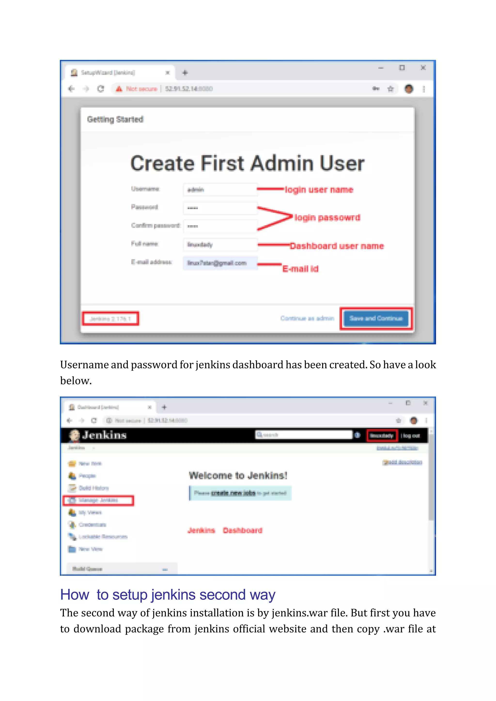 How to setup jenkins | PDF