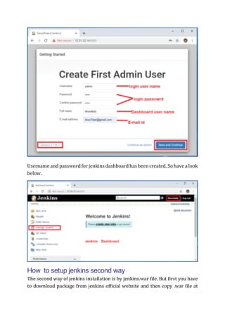 How to setup jenkins | PDF