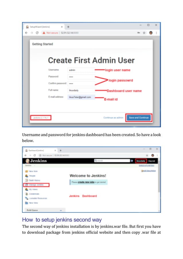How to setup jenkins | PDF