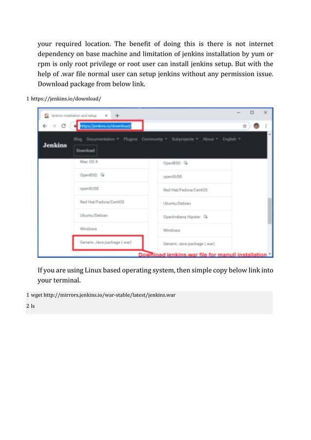 How to setup jenkins | PDF