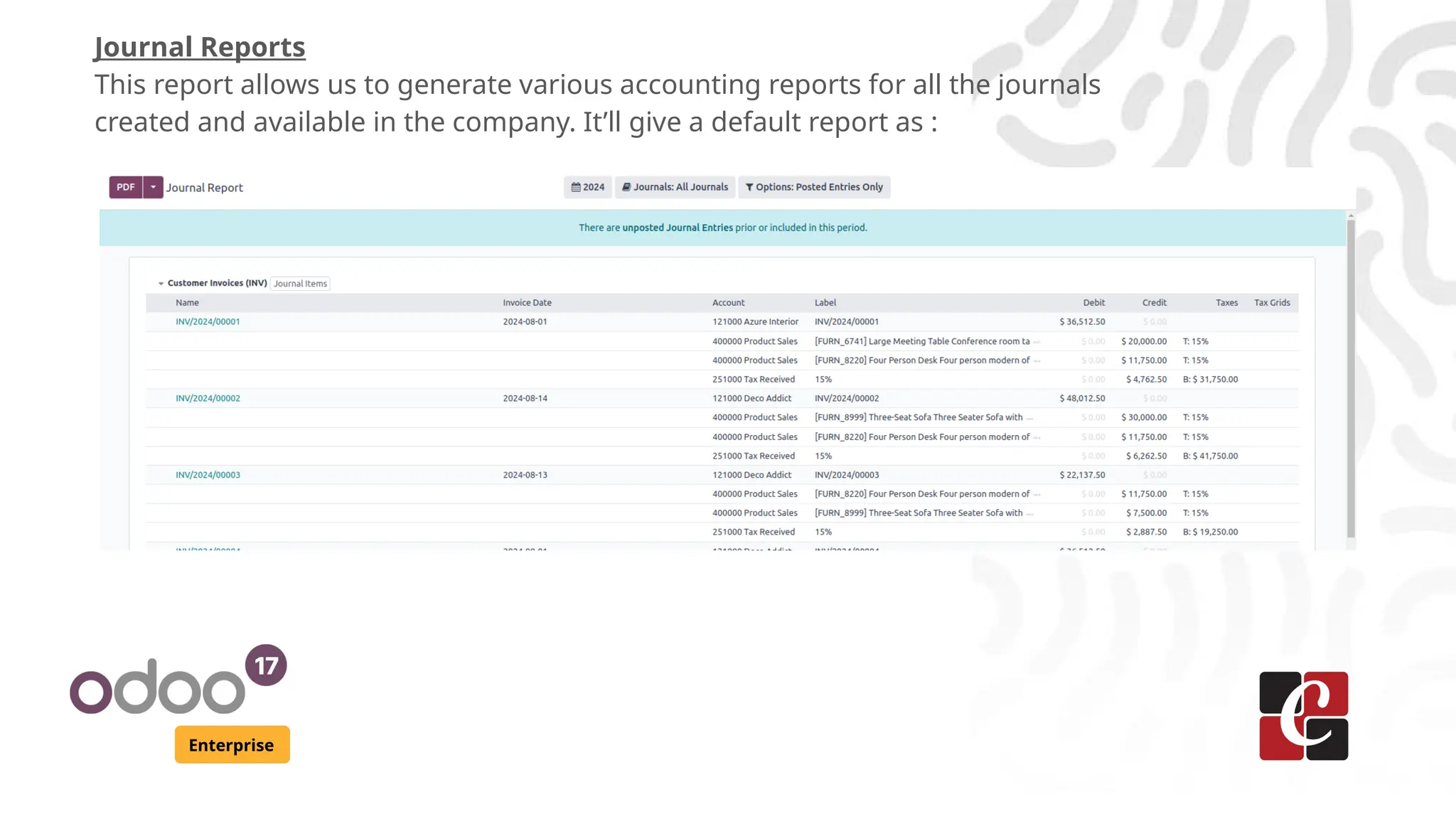 How to setup journals in Odoo 17 Accounting | PPTX