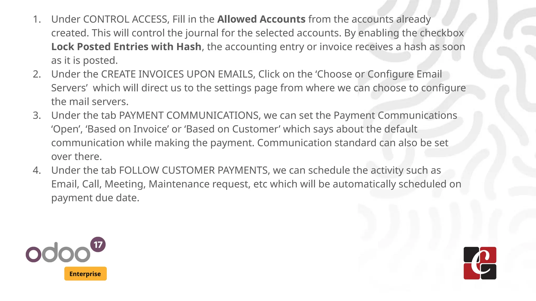 How to setup journals in Odoo 17 Accounting | PPTX