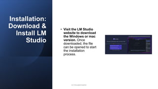 How to Setup Language Model Locally without Code — LM Studio.pptx