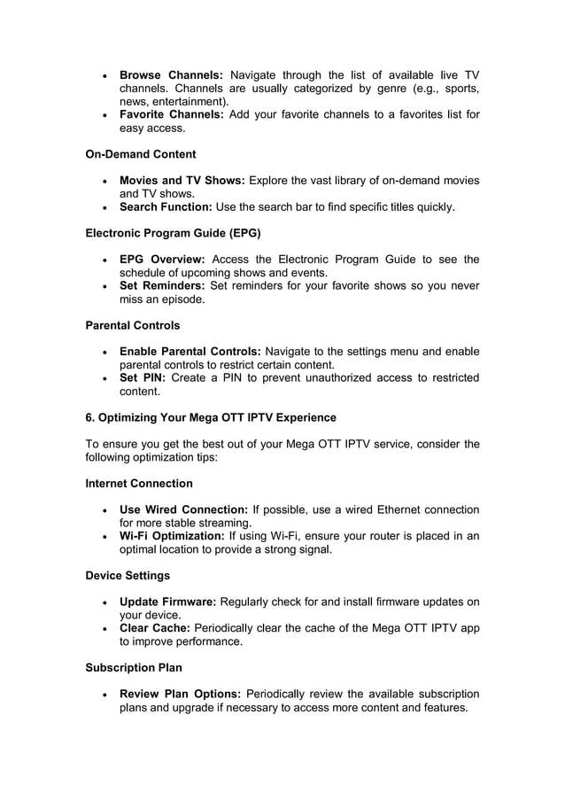How to Set Up Mega OTT IPTV- A Step-by-Step Guide for New Users.pdf | Home Entertainment Systems ...