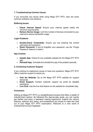 How to Set Up Mega OTT IPTV- A Step-by-Step Guide for New Users.pdf ...