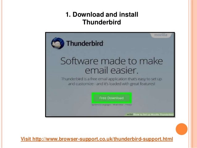 How to set up mozilla thunderbird - dennorthern