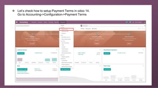 How to Setup Payment Terms in Odoo 14? | PPT