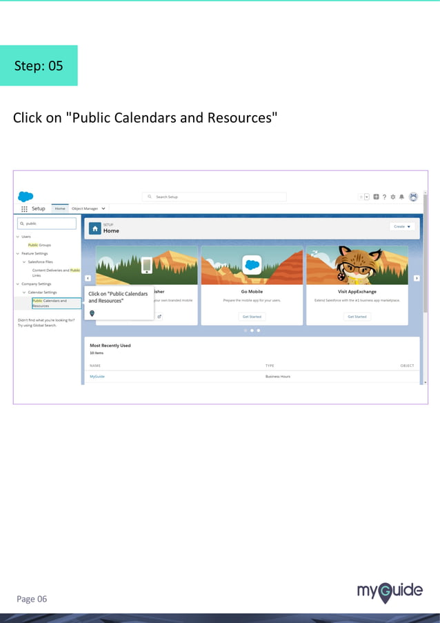How To Setup Public Calendar In Salesforce Lightning #Salesforce | PDF