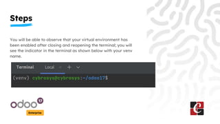 How to setup Pycharm environment for Odoo 17.pptx