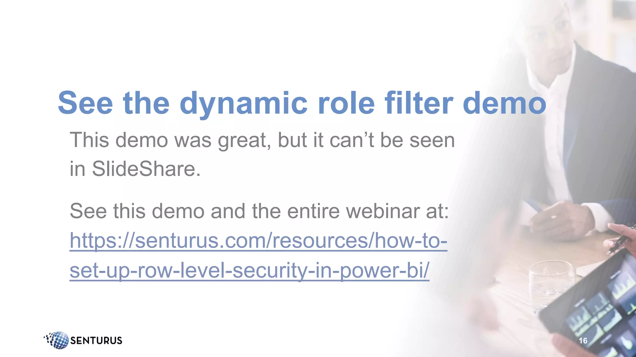 How to Set Up Row-Level Security in Power BI | PPTX