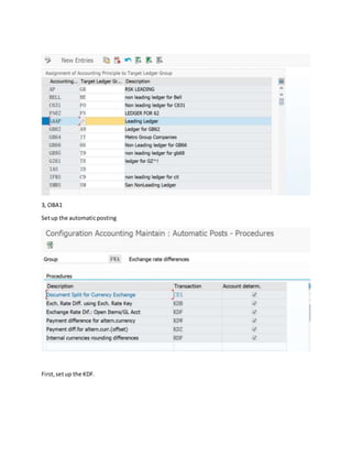 Advance setting for the foreign currency valuation | DOCX