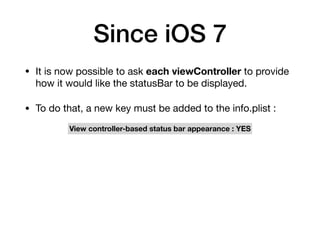 How to setup this damned status bar | PPT