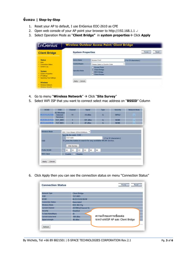 Howto Setup Wireless Client Bridge As Cpe For Connect Wisp And Using Broadband Router To Create