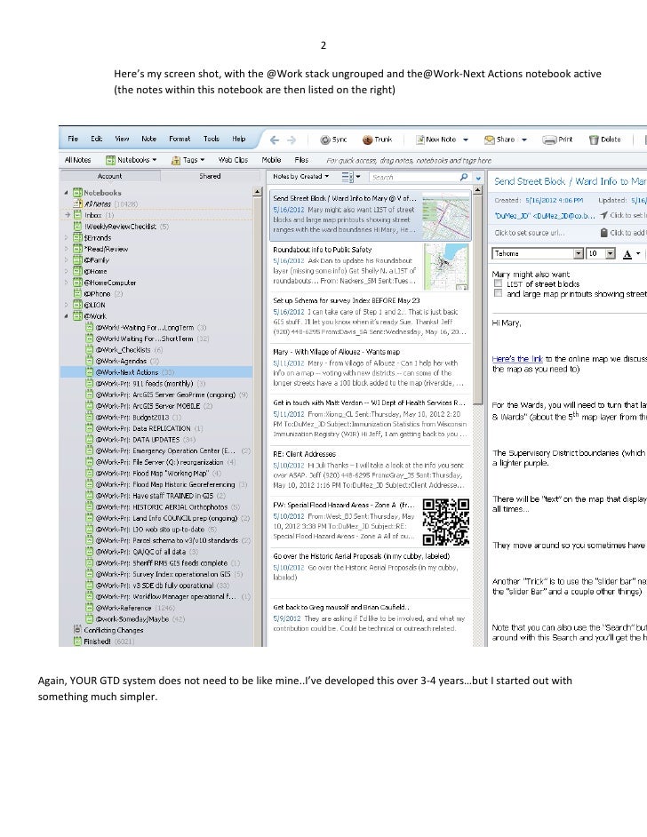 How to set up your own basic GTD system inside of Evernote