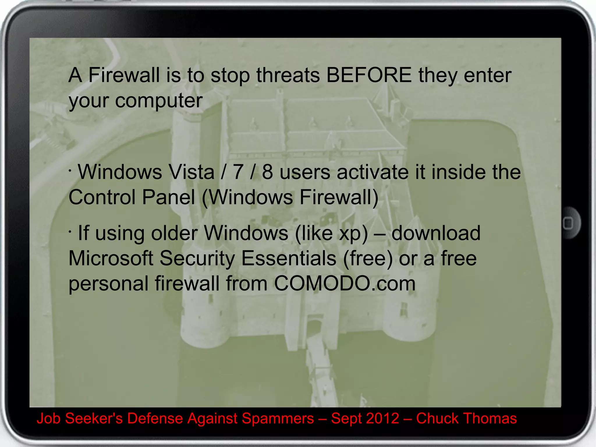How to set your windows updates and firewall | PPT | Operating Systems ...