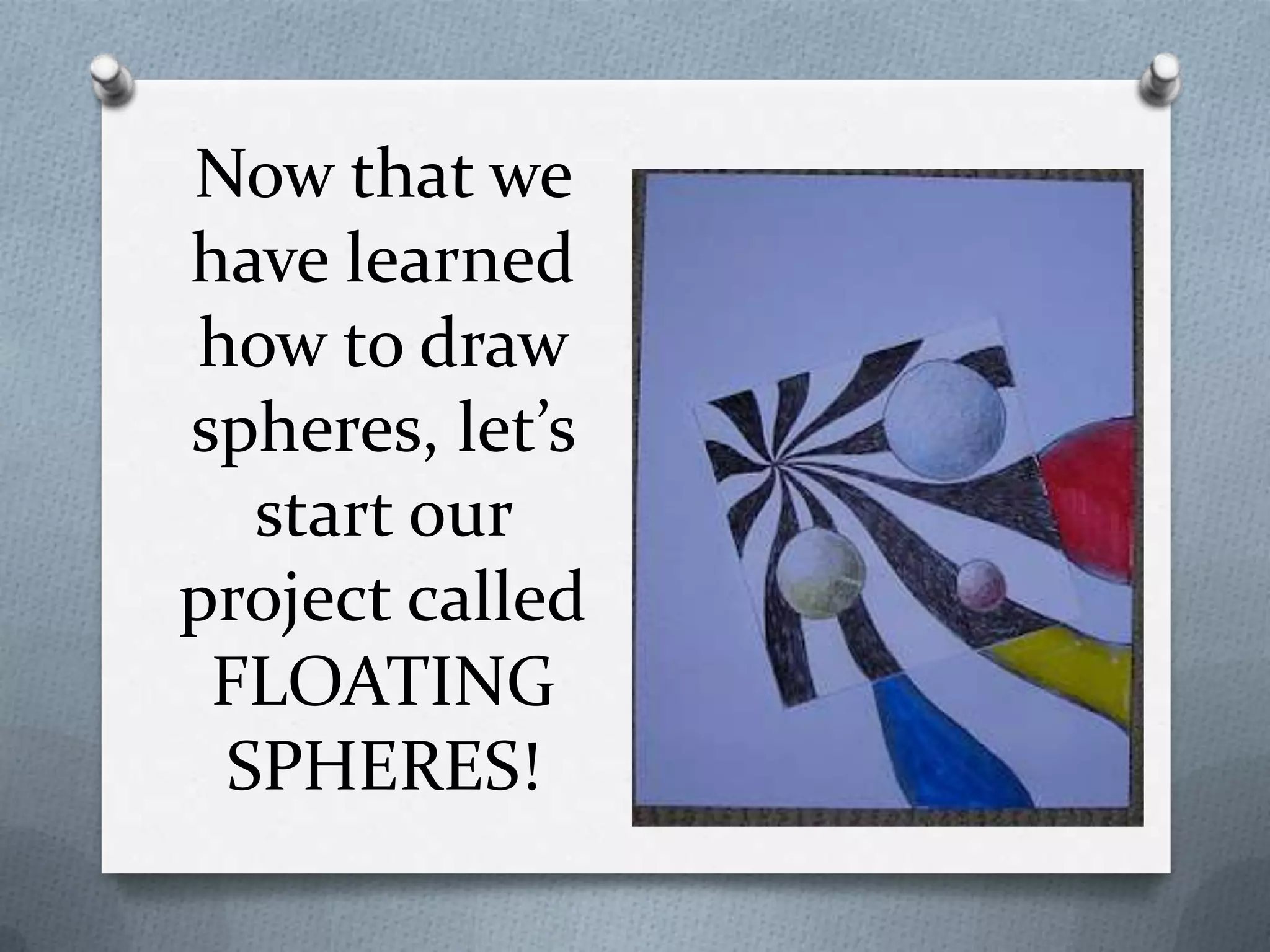 How to shade a sphere and floating spheres project step by step ...