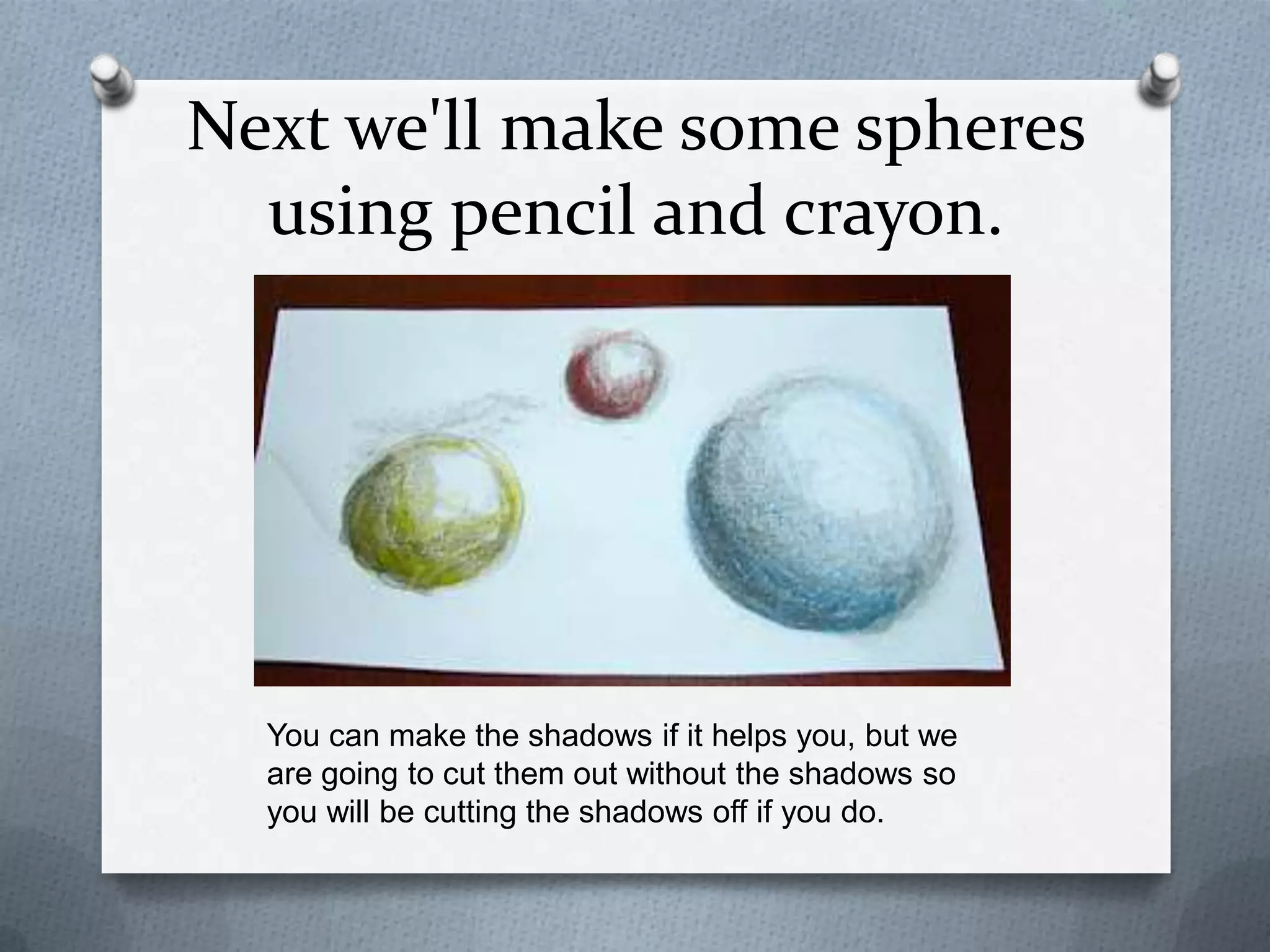 How to shade a sphere and floating spheres project step by step ...
