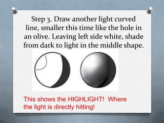 How to shade a sphere and floating spheres project step by step ...