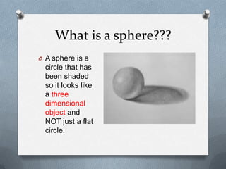 How to shade a sphere and floating spheres project step by step ...