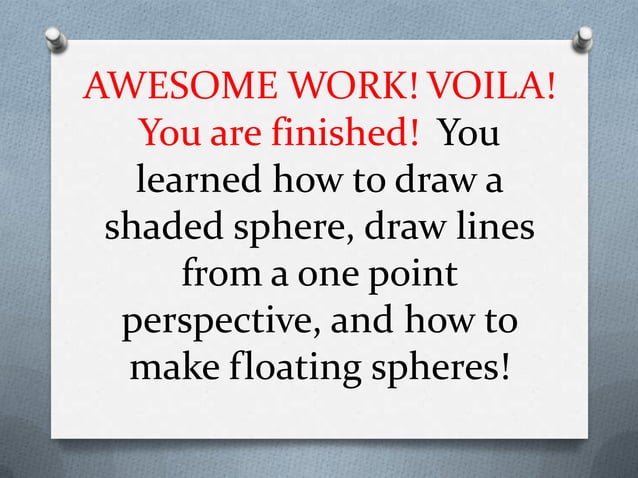 How to shade a sphere and floating spheres project step by step ...