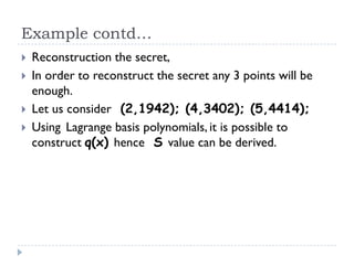 How to Share a Secret | PDF