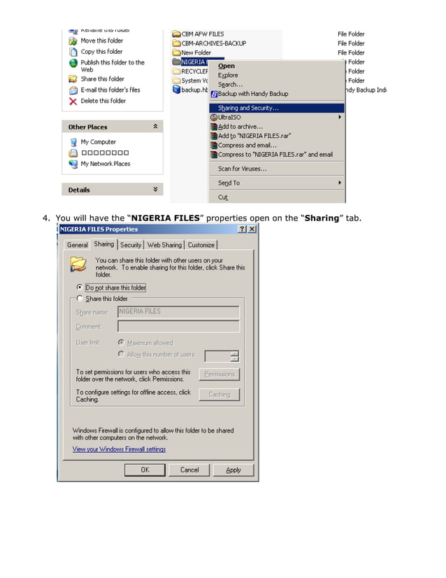 How to share folders within a domain network | PDF