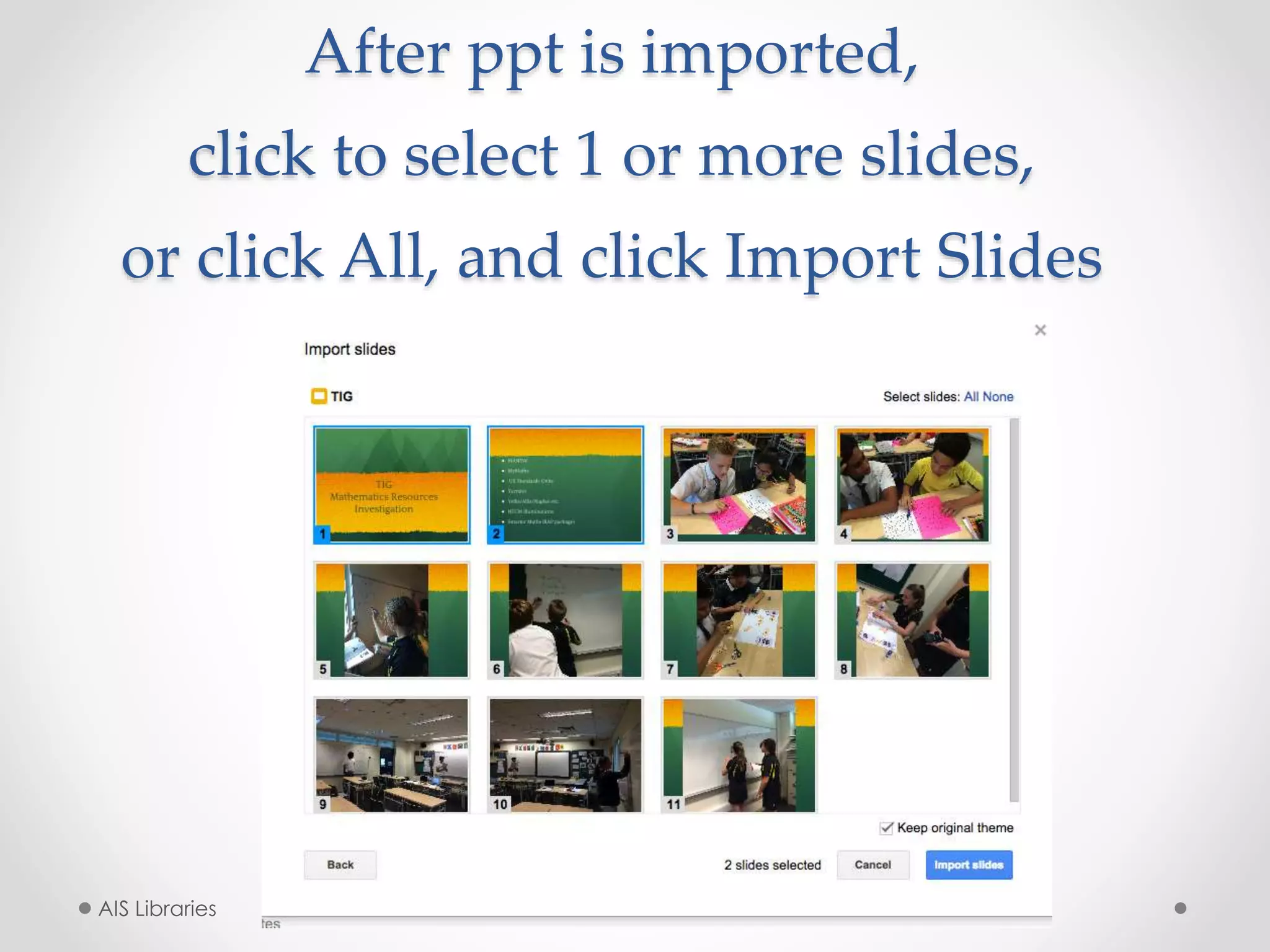 How to share ppt in Google Docs | PPTX