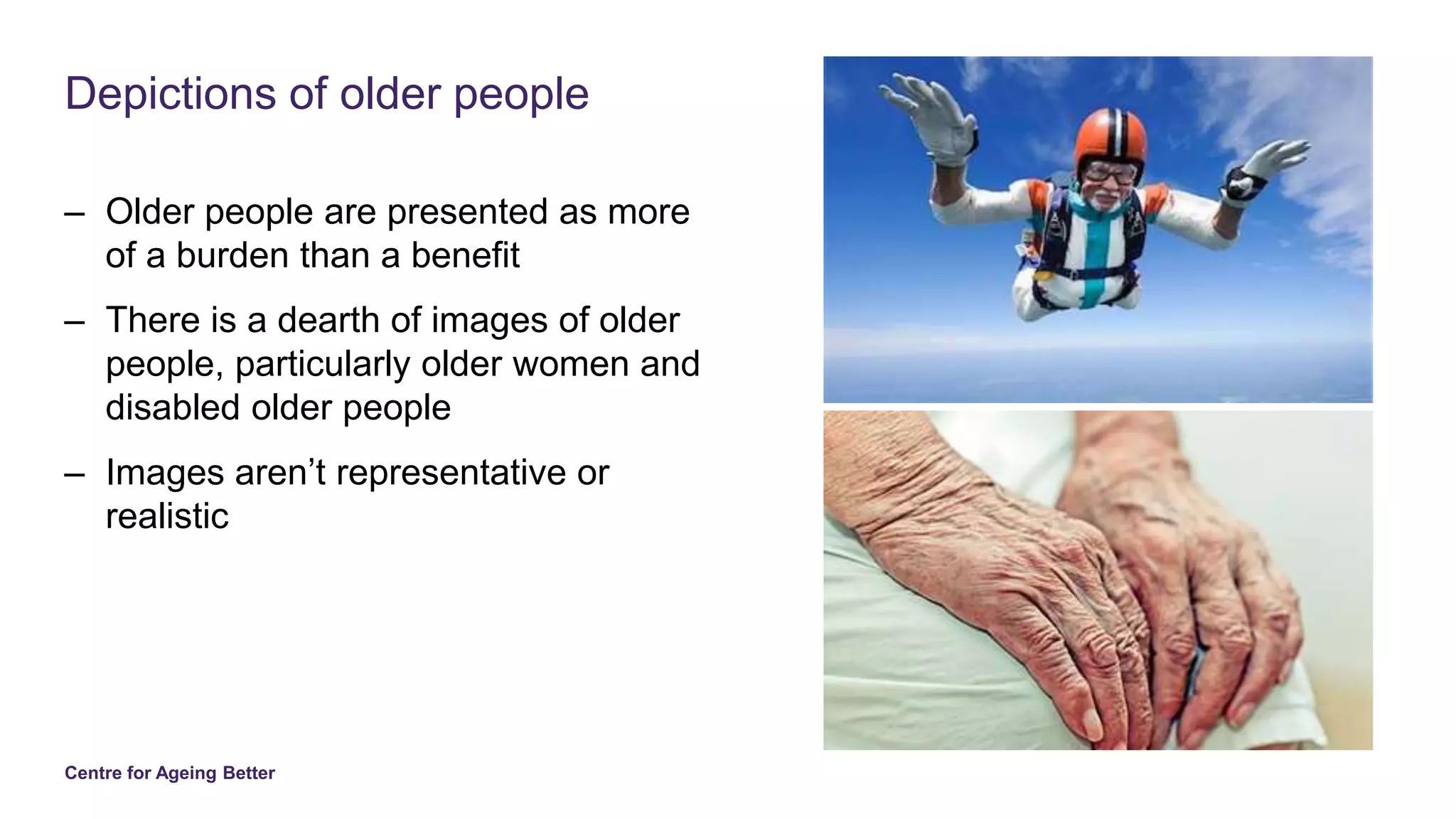 How to show ageing from a new perspective | PPT