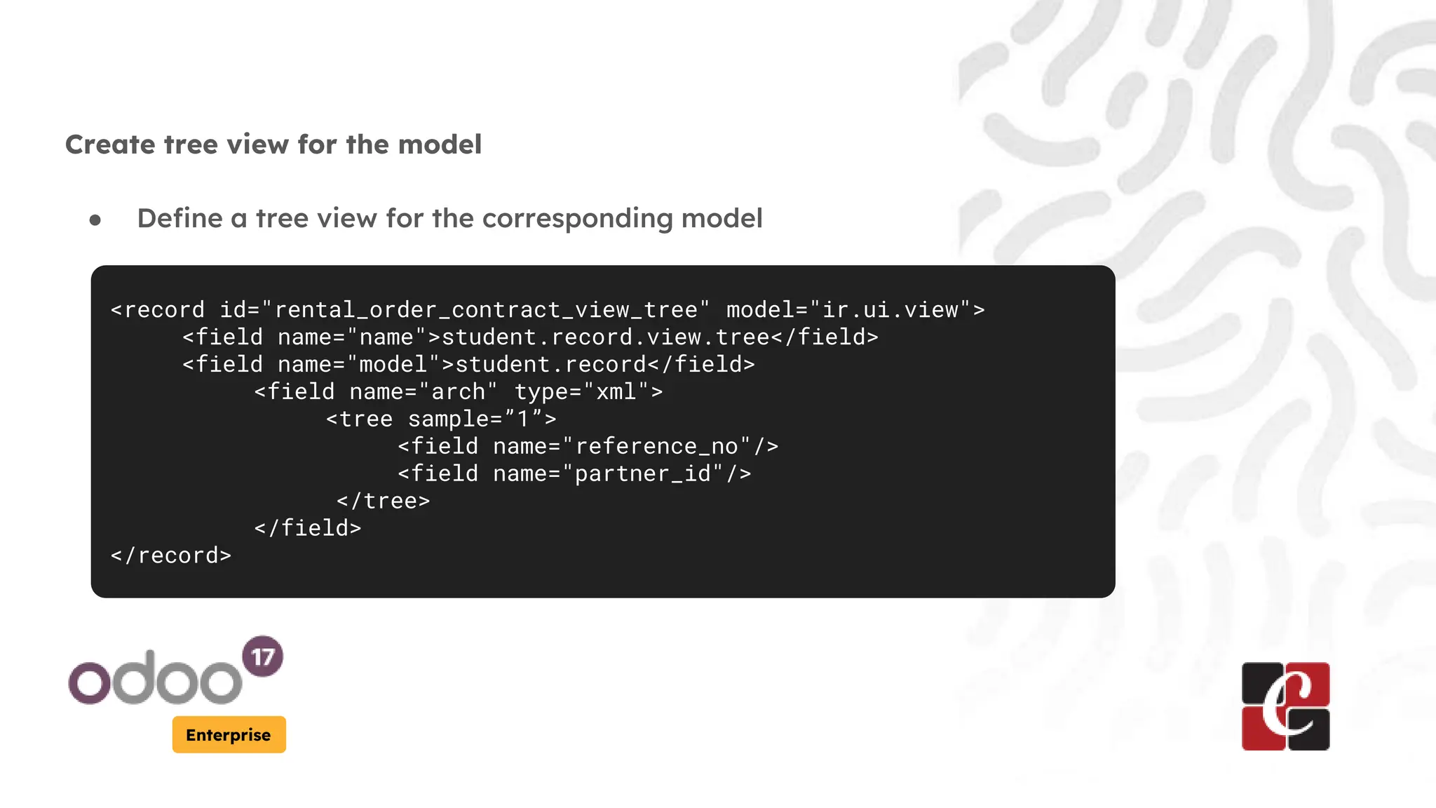 How to Show Sample Data in Tree and Kanban View in Odoo 17 | PPTX