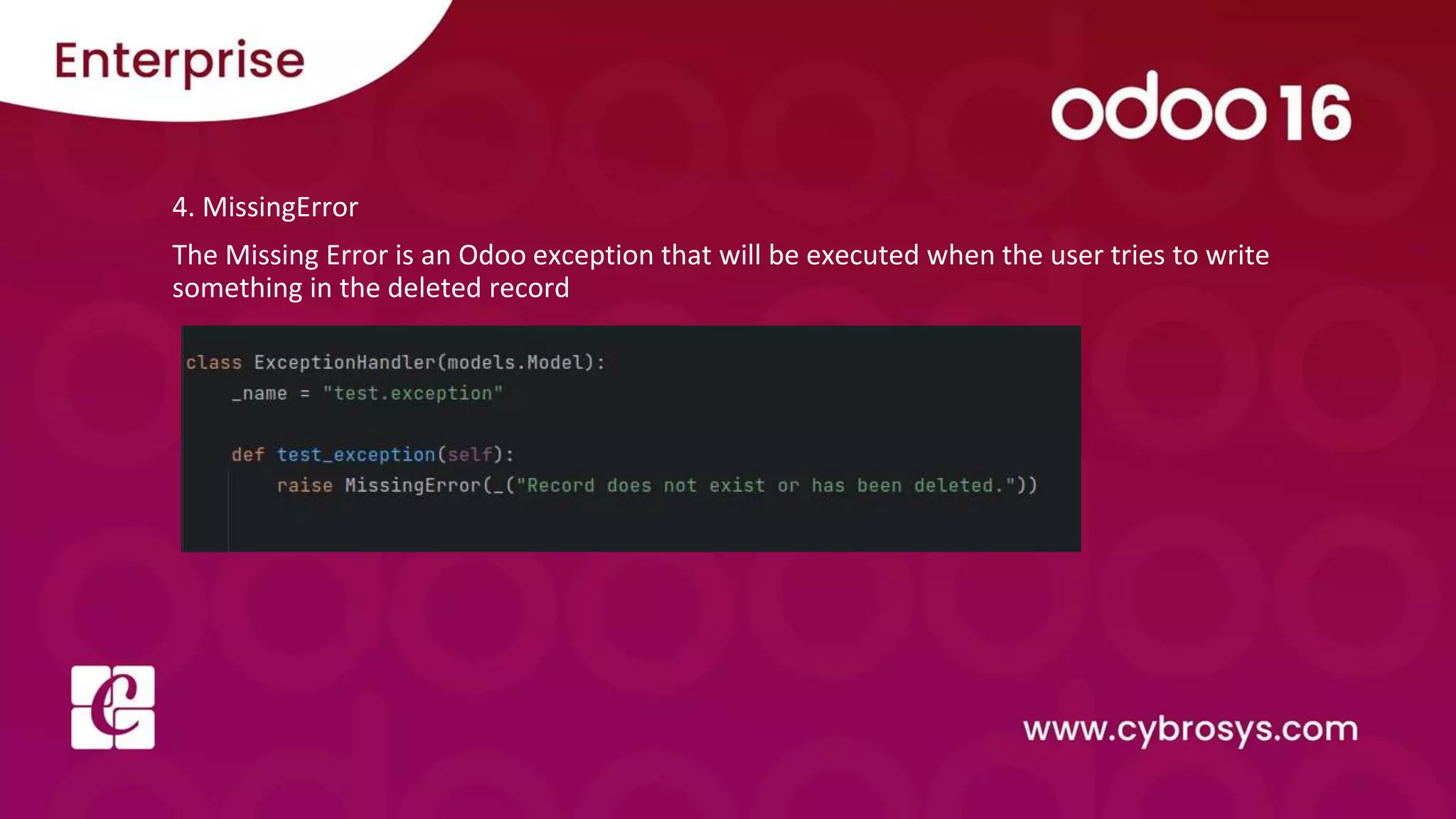 How to show warning _ error messages in Odoo 16 | PPTX