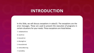 How to show warning _ error messages in Odoo 16 | PPTX