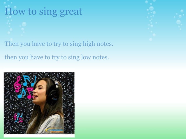 How to sing-1 | PPT
